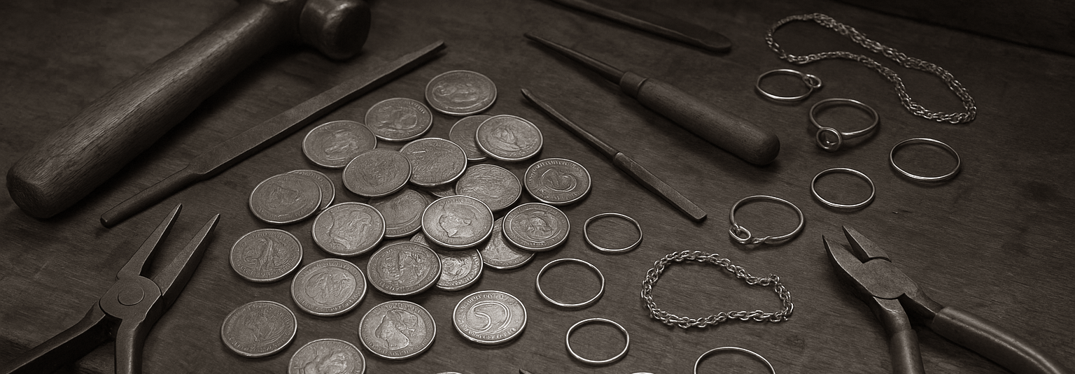 The Coin Cutter, Hand-Cut Silver Coin Art for Collectors – The Coin Cutter